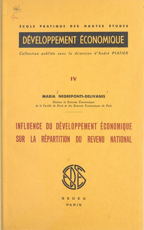 Influence du développement économique sur la répartition du revenu ...